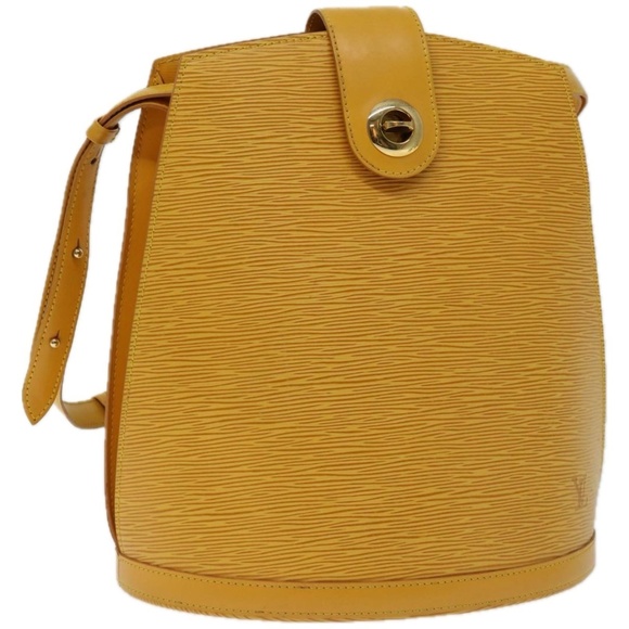 Louis Vuitton | Bags | Louis Vuitton Epi Cluny Shoulder Bag Yellow ...